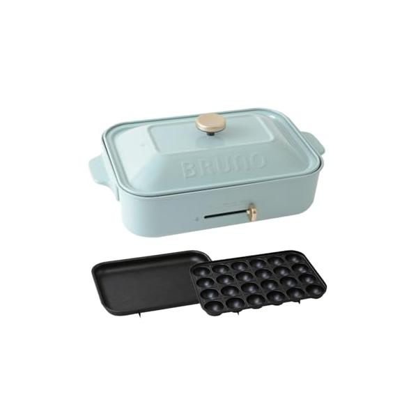 小型ブルーグレー/サイズなし/BOE021-BGY・Color:ブルーグレーPatternName:プレート2種(平面・たこ焼き)・パッケージ個数:1・原産国:中国製・寸法:サイズ:W375×H140×D235mm/重量:4000g・付属品...