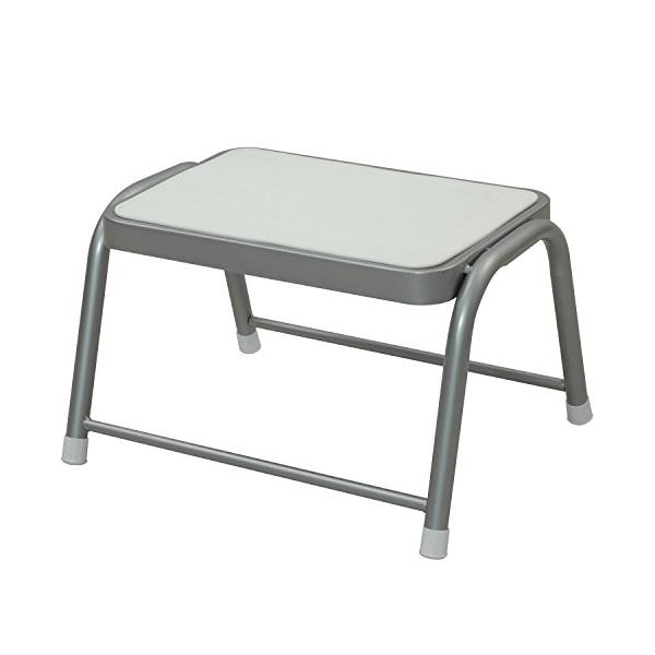 ホワイト/幅43×奥行35.5×高さ25cm/XQM62・Color:ホワイト・パッケージ個数:1・完成品(不要)・本体サイズ:幅43×奥行36×高さ25cm・重量:2kg・材質:本体=スチール(粉体塗装)、座面=EVA・原産国:中国