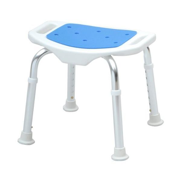 ・ブルー 1個 (x 1) YS-7001SN・・Color:ブルー・商品サイズ (幅×奥行×高さ) :幅42×奥行40×高さ36~51cm・原産国:中国・内容量:1台・背もたれ付かない・材質:フレーム:アルミニウム(アルマイト加工)、座部...