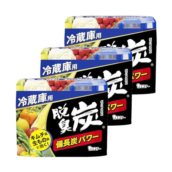 ブラック/3個/-・PatternName:レギュラーSize:3個・パッケージ個数:1・脱臭炭を冷蔵庫に入れよう冷蔵庫の気になるニオイを備長炭と活性炭の力でしっかり脱臭。・キムチ臭ニンニク臭にも効く冷蔵庫用処方。生もの臭にも効く。・ゼリー...