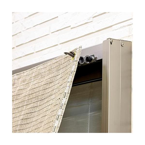 リニューアル品ブロンズ/H)ハトメ/CLF-09・Style:リニューアル品Size:H)ハトメ・パッケージ個数:1・すだれやシェードの取り付け金具(窓サッシ用)。サッシ枠に差し込んでネジで固定するだけ。樹脂ネジだからサッシにキズをつけにく...