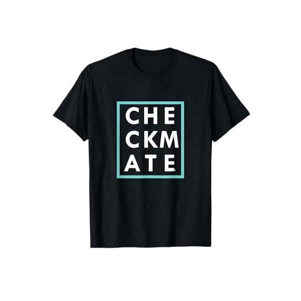 ブラック/S/-・当社のモダンチェスプレイヤー チェックメイトチェッカータイポグラフィのデザインは、チェスプレイヤーに最適なギフトです。 そして、チェスグランドマスターへの誕生日やクリスマスのギフトに最適です。・チェスやボードゲームが大好き...
