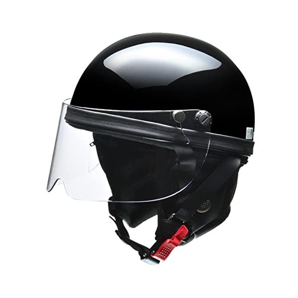 ブラック/フリー (頭囲 57cm~60cm未満)/HS-2・Color:ブラック・パッケージ個数:1・サイズ:フリー(頭囲57~60cm未満)・規格:PSC・SG(125cc以下用)・着脱、調整が容易なラチェット式バックルを採用・ハードコ...