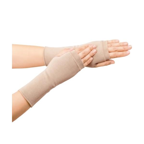 カジュアルベージュ/フリーサイズ/75314・Color:ベージュFlavorName:ショート丈・パッケージ個数:1・シャントを締め付けず、低刺激でやさしく保護できるアームカバーです・締め付けずズレにくい・シルク配合で低刺激・UPF50+...