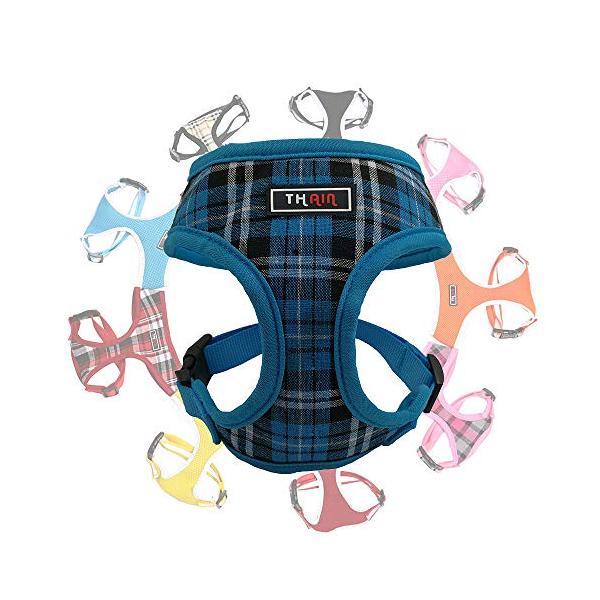 調整可能ブルー/L/-・Size:LColor:ブルー・パッケージ個数:1・Lサイズ：胴回り：約47〜65cm ペットの首と胸囲を添付したサイズ表によって測ってください〜U^ェ^U・素材＆通気性がいい：表は100％ポリエステル素材で、チェッ...