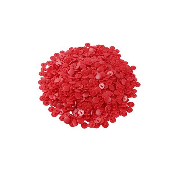 業務用1000組入レッド/直径13mm/SUN17-32G・Size:直径13mmStyle:業務用1000組入Color:レッド・パッケージ個数:1・とにかく簡単手でパチッとはめるだけで取り付けできる ワンタッチプラスナップ の 業務用 ...