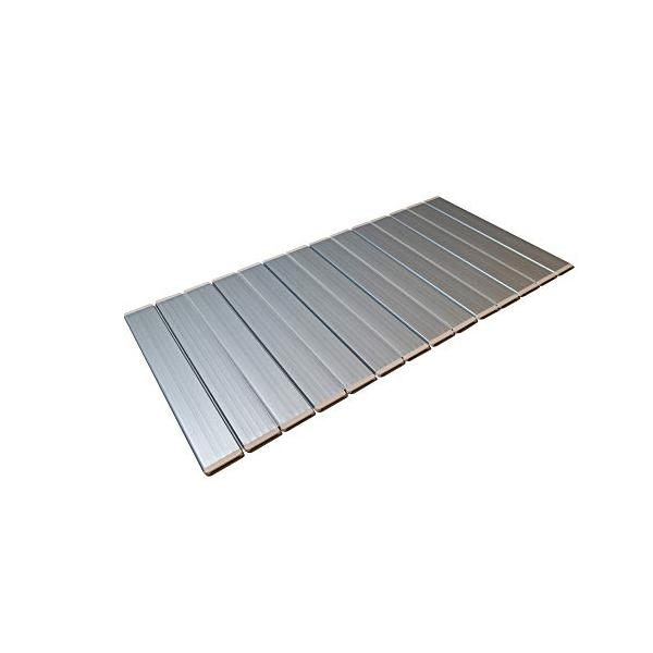 シンプルメタリックグレー/70×139cm/M14・Color:メタリックグレーSize:70×139cm・パッケージ個数:1・本体サイズ:700×1 392×11mm・本体重量:約2.6kg・適応浴室サイズ:700×1 400mm用・ミュ...