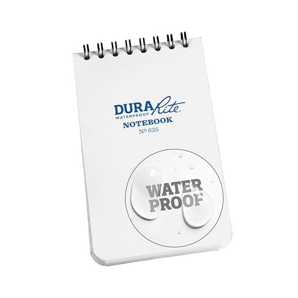 耐久性防水White/3x5 Top Spiral Notebook/635・Color:WhiteSize:3x5 Top Spiral Notebook・パッケージ個数:1・極端な条件で使用するために作成した合成紙・100%耐引裂性防水...