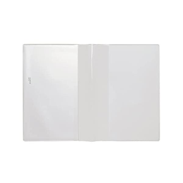ノートカバー(クリア)/-/LGF11-65CL・パッケージ個数:1・サイズ幅31×高さ21.7cm（展開時）　A5サイズ対応・素材PVC製・最大2冊まで同時収納可能・裏面透明ポケット付き