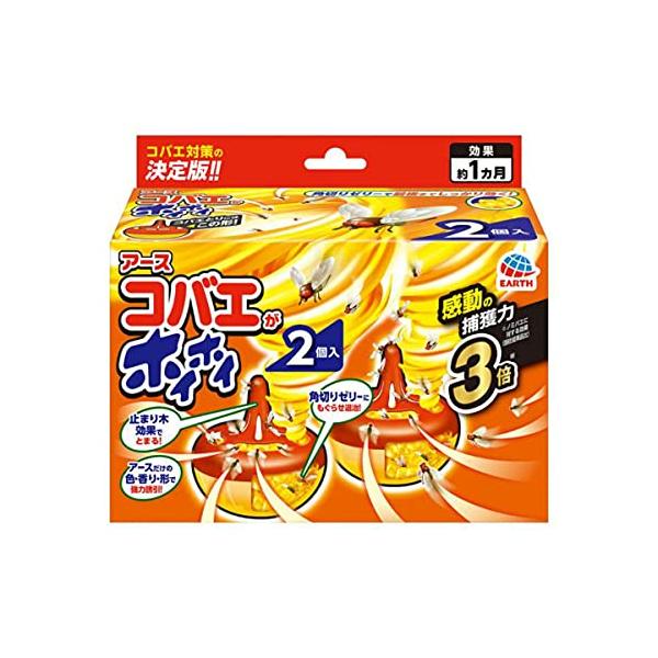 -/2個 (x 3)/4901080280916・パッケージ個数:3・まとめ買いアース製薬・コバエがホイホイ・2個入り・3個セット