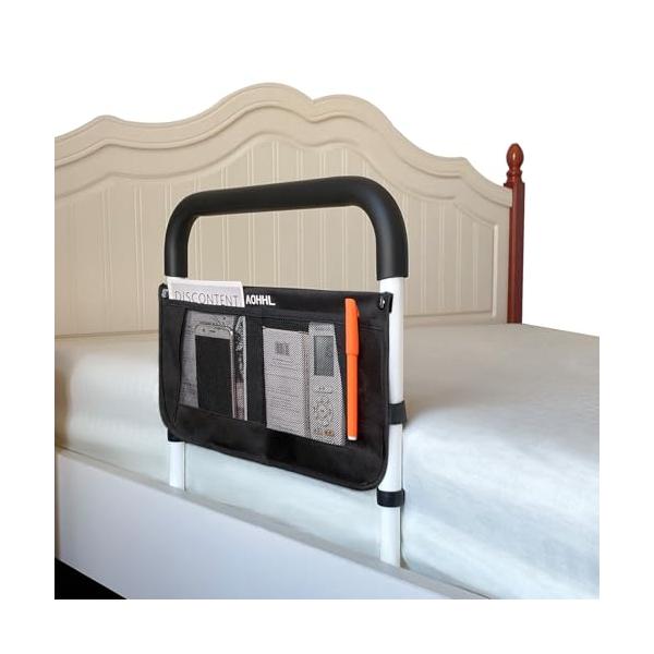 モダン白い/大/002・Color:白い・工具不要で簡?+扱いやすさ ： 本体重量はたったの2.1kg，マットレスの下に差し込むだけで手軽に使用することができ、ベッドレ一ル側に身体を向けて、身体を引き寄せるようにすると負担をかけずに楽に起き...