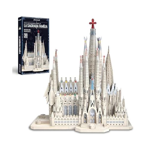 サグラダファミリア-/-/HP360-WS・Style:サグラダファミリア・難易度：、パーツ数：450、完成品サイズ：L16.5cm×W13cm×H18cm・金属素材で作られ、完成品の質感がアプ加工性に優れており、汎用性の高いSUS430ス...