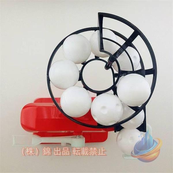 生産国：中国材質:ABS男女共用電池:あり対象年齢:6歳から本体サイズ:幅約26cmx奥行約23cmx高さ約21cm重量:約0.75kgセット内容:本体・ボール10球・バット1本