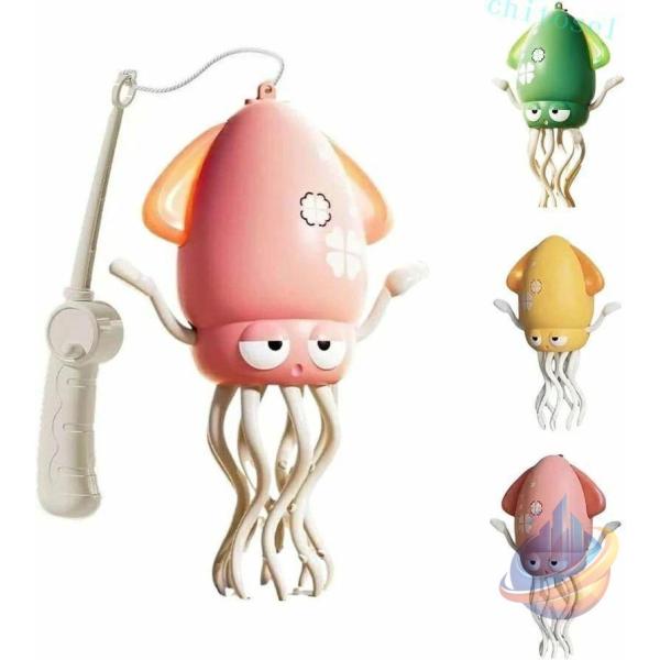 インタラクティブなダンスの楽しさ：電動タコのおもちゃは、独自の8本足アクションとカラフルなLEDライトで、ダンス、ウィグル、スピンをします。動きと光で、お子様のエンターテイメントや感覚遊びに最適です。   スマート障害物回避テクノロジー：内...