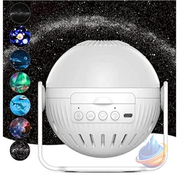 期間限定300円クーポン プラネタリウム 家庭用 人気 本格的 銀河 オーロラ HDズーム星空ライト スタープロジェクターライト ベッドサイドランプ 6種類映画フィルム タイマー機能付き 輝度調整可 子供 寝かしつけおもちゃ 部屋用 星座 ...