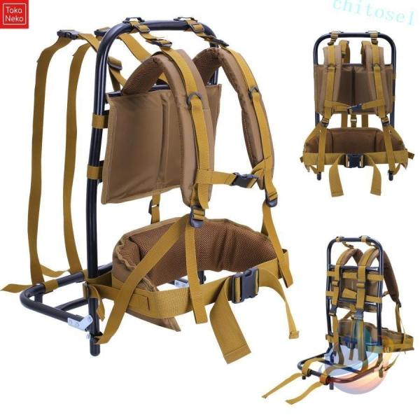 「超荷重の背負い搬送具」いろんな重い荷物を運ぶためのせおいかごで、重い荷物を運ぶのに必要な快適さを提供します。荷台が拡大して、最大耐荷重は75 KGであります。そして、背負い子は揺れる慣性衝撃が少なくなりますので、バッグの揺れを防ぐ能力は優...