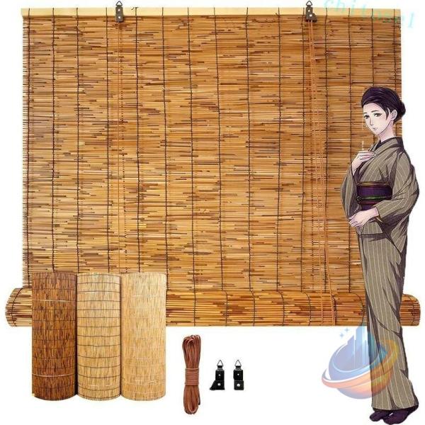 天然材料を採用し、手編みで、技術が優れ、環境に優しく、通気性があり、ファッションが優雅である。日光の70%を遮ることができ、室内と屋外で使用することができます。 日除け、日焼け止め、換気ができ、美しく快適な生活をもたらします。竹特有のつるっ...