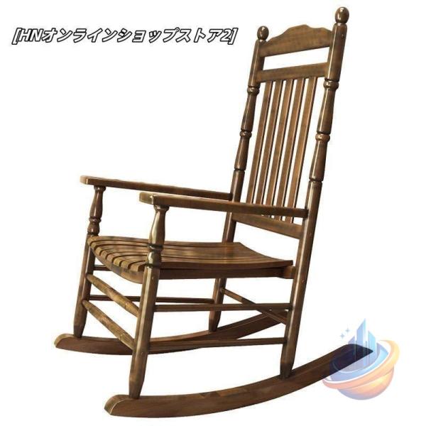 【商品名】　ロッキングチェア 木製のロッキングチェア 屋外/屋内/ポーチ用、 ヘビーデューティー 大きなロッキングゼロ重力チェア 大人/シニア向け、 居 【商品説明】　?【そり台】：椅子の脚は上品なそりのように湾曲しており、前後に揺れます。...
