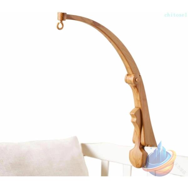 【商品仕様】●商品内容：ベッドメリー用アーム　●素材：ABS樹脂　●サイズ：48cm*15cm　●重量：227g　●対応ベッドサイズ：柵の間隔：75mm以内/柵の厚み：20mm以内 【しっかり固定】ベッド取付部分は、滑り止め対策があるのでホ...