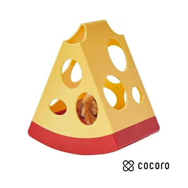 【対象】全猫種【特長】●本体裏にあるスイッチをONにすると、チーズの中のネズミが電磁石の力でゆらゆらとネコちゃんを誘います。●カサコソ動いてネコちゃんもワクワクです。●チーズの穴からネズミを狙って遊べます。【数量】1個【サイズ(約)】幅13...