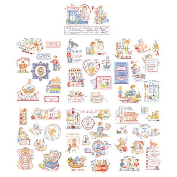 こちらの商品は図案のみです。刺繍糸、生地は別途お買い求めください。