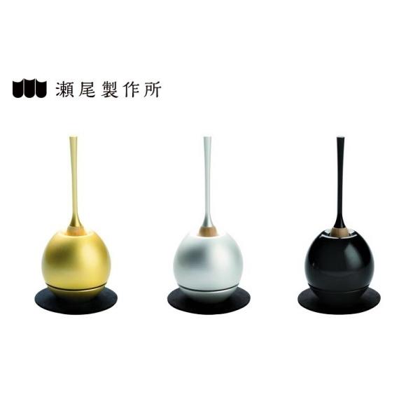 S o t t o - Cherin（チェリン）■サイズ：直径55 × 高さ129（単位ミリ、りん棒を含む）■カラー：金色　銀色　黒■素材：真鍮、天然木（サクラ）■重さ：240g■製法：金型圧縮成形、多種研磨■内容：おりん本体、りん棒、敷布...