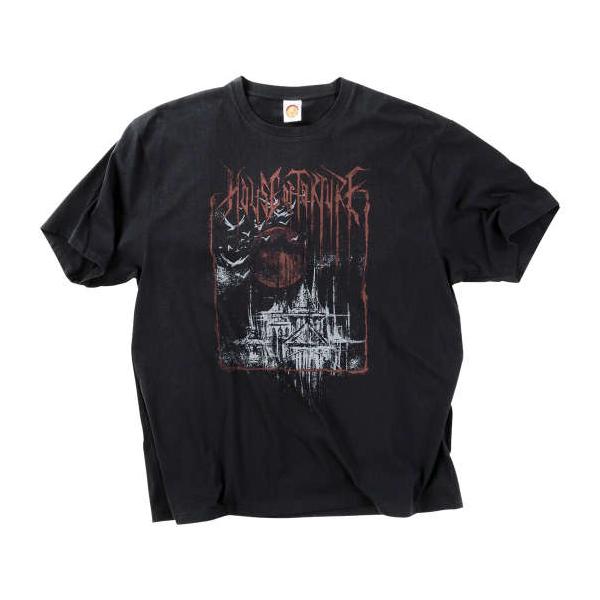 HOUSE OF TORTURE「RED MOON」半袖Tシャツ新日本プロレス綿 100%サイズ　バスト　総丈　裾周り　肩幅　袖丈　アームホール　袖口3L　130　78　130　58　24　60　424L　140　80　140　60　25　...