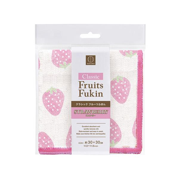 【特長】◎レーヨン100％で吸水性が抜群のかや織りふきん。◎レトロかわいいフルーツ柄、ストロベリー。◎ちょっと懐かしいデザインとやさしい色合い。◎近年のレトロブームにマッチ。若い世代からシニアまで、幅広い層に好まれます。◎台拭きや食器拭きな...