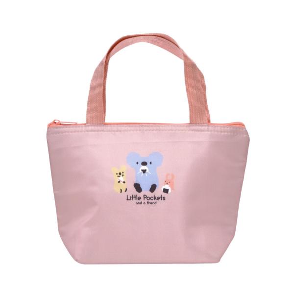 【特長】◎「Little Pockets」ランチシリーズの保温・保冷ランチバッグ。◎バッグ内側にアルミ蒸着シート付き。保温・保冷効果があります。◎ファスナー付き。バッグ内の温度を保ちやすくなります。中身の飛び出しを防ぎます。◎耐荷重：約1....