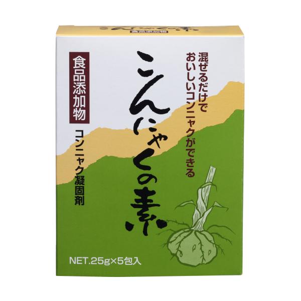 【特長】◎こんにゃくを手作りするときに固める凝固剤です。◎炭酸ナトリウムの白い粉末です。◎こんにゃく芋をすりおろしたものに混ぜて使用します。◎適度な歯ごたえがあり、風味豊かな生芋こんにゃくが、簡単に作れます。◎食物繊維が豊富で、優れたダイエ...