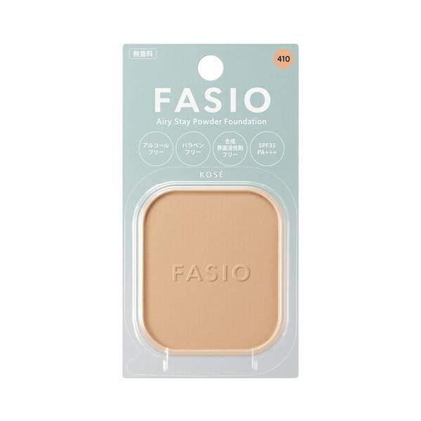 ファシオ　エアリーステイ　パウダーファンデーション　レフィル　410 オークル　【10g】(コーセー)軽やかなパウダーがとけこむようになじみ、テカリ・くずれ知らずのナチュラル美肌パウダーファンデーション。内容量 10g商品説明 ファシオ エ...