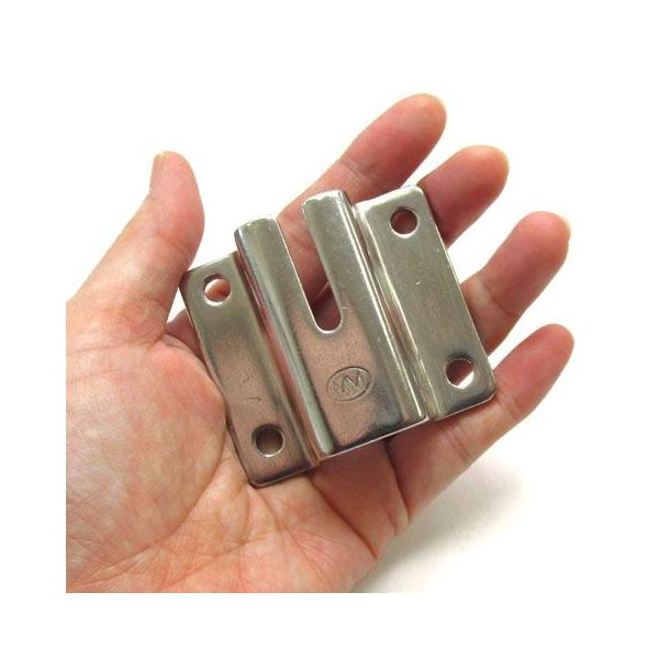 材質：ステンレス  画像内寸法の単位はミリです。  品番  CF-5ATYPE  着脱用L1  63L2  47W1  54W2  38H  24S  20A  5.5B  30d  6.2T  4Weight (g) 142使用 チェーン...