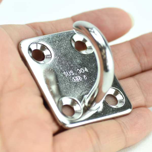 材質：ステンレス  画像内寸法の単位はミリです。  品番  OIP-6D  6A1  34A2  20B1  40B2  25H  25.5h  17d  5.2S  14T  2.5Weight (g)  30参考使用荷重 （ｋｇｆ） 1...