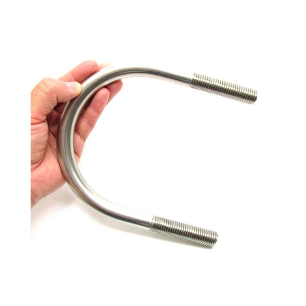 材質：ステンレス 画像内寸法の単位はミリです。 (mm) 品番 UK-16M100AD 14.5L 151T 60W 134捻径 M-16Weight(g) 511メーカー名：水本品番：UK-16M100A品名：一般鋼管用Uボルト ステンレ...