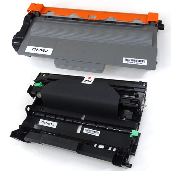 【対応プリンタ】／ HL-5440D ／ HL-5450DN ／ HL-6180DW ／ MFC-8520DN ／ MFC-8950DW ／【純正品番】トナー：TN-56J(84XXF100147)ドラム：DR-51J(84XXF00014...