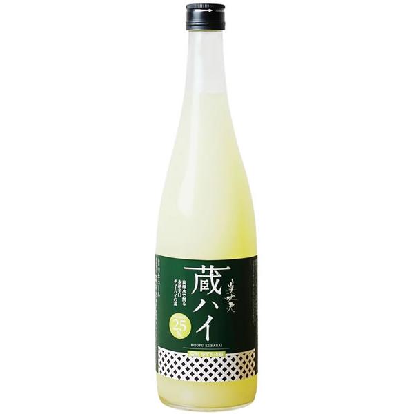 美丈夫　蔵ハイ 高知ゆず&amp;山椒製造：高知県浜川商店原材料：焼酎乙類(国内製造)、焼酎甲類、ゆず果汁、果糖ブドウ糖液糖、ゆずエキス、山椒エキスアルコール：25度内容量：720ml