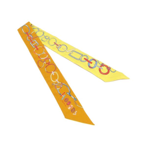 メーカ/ブランド：エルメス　商品名：エルメス スカーフ　通称：DO RE BOUCLES ツイリー　商品ランク：中古品A