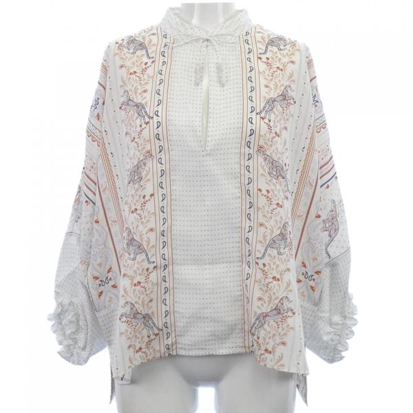 メーカ/ブランド：エルメス　商品名：トップス　通称：GUEPARDS ET PALMETTES　商品ランク：中古品A