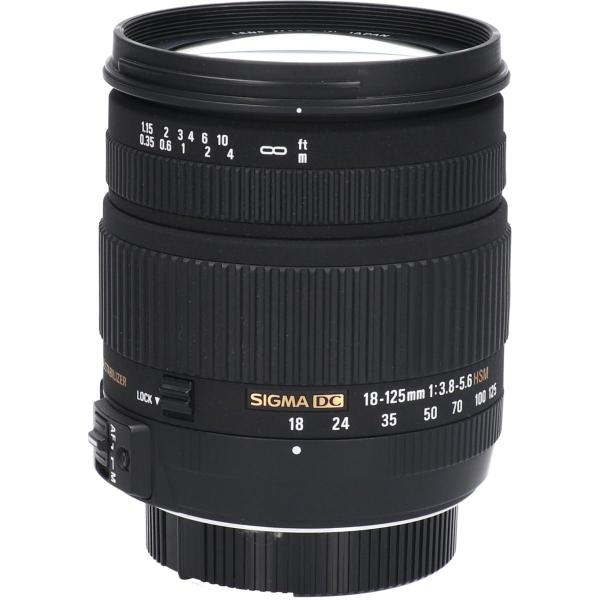メーカ/ブランド：ＳＩＧＭＡ　商品名：ニコン１８−１２５ｍｍ　Ｆ３．８−５．６ＤＣ　ＯＳ　ＨＳＭ　通称：交換レンズ　商品ランク：中古品Ｂ