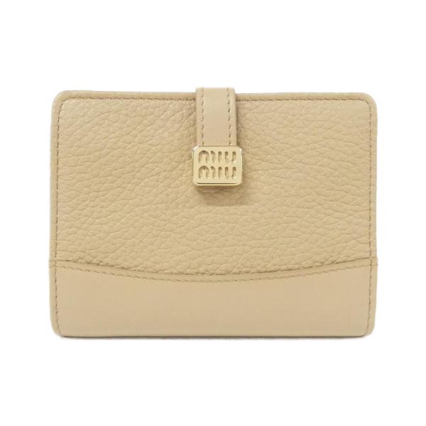 メーカ/ブランド：ミュウミュウ　商品名：ミュウミュウ 2つ折り財布　商品ランク：中古品A