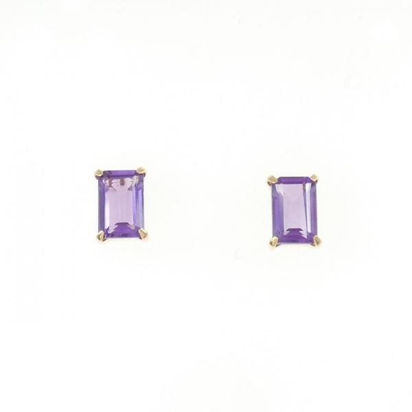 商品名：アメジスト ピアス／イヤリング　商品ランク：中古品A