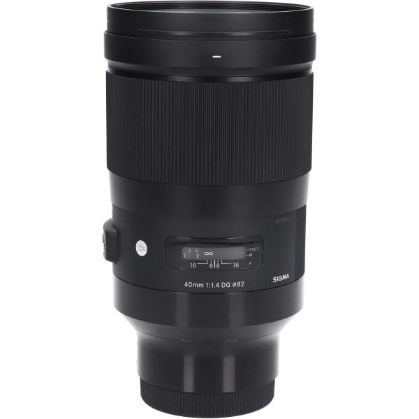 メーカ/ブランド：ＳＩＧＭＡ　商品名：ソニーＥ４０ｍｍ　Ｆ１．４　ＤＧ　ＨＳＭ（Ａ）　通称：交換レンズ　商品ランク：中古品Ａ