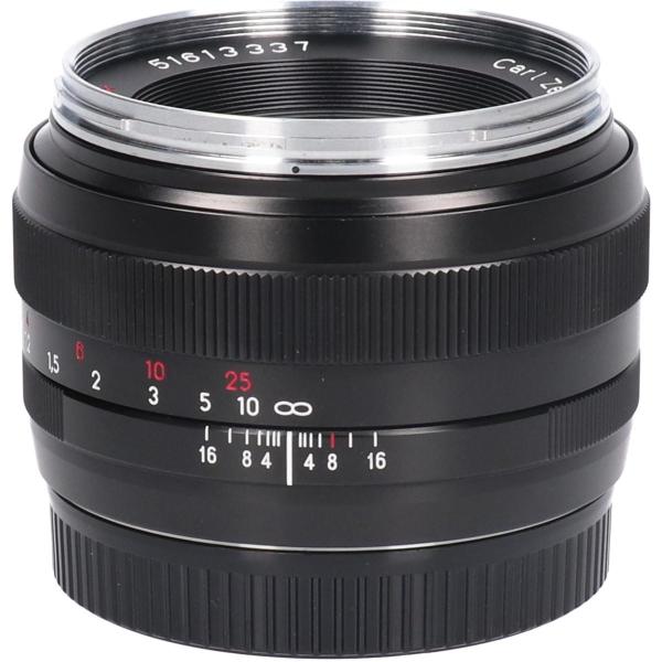 メーカ/ブランド：カールツァイス　商品名：ＰＬＡＮＡＲ５０ｍｍ　Ｆ１．４ＺＥ　通称：交換レンズ　商品ランク：中古品Ａ
