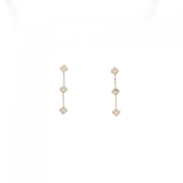 商品名：ダイヤモンド ピアス／イヤリング　商品ランク：中古品A