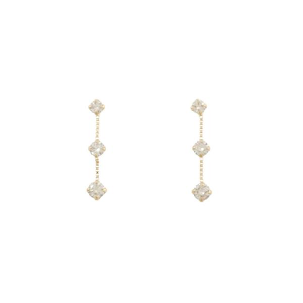 商品名：ダイヤモンド ピアス／イヤリング　商品ランク：中古品A