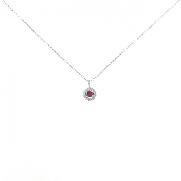 商品名：ルビー ネックレス　商品ランク：新品