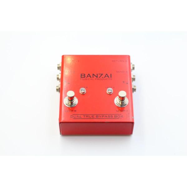 商品名：BANZAI　DUAL TRUE BYPASS BOX　通称：エレキ用エフェクター　商品ランク：中古品Ｂ