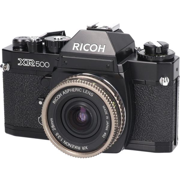 メーカ/ブランド：ＲＩＣＯＨ　商品名：ＸＲ５００　２８ｍｍ　Ｆ３．５　通称：フィルムカメラ　商品ランク：中古品Ｃ