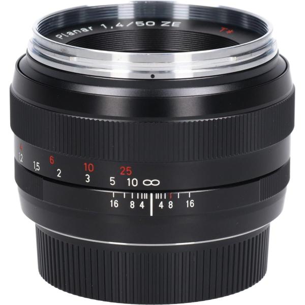 メーカ/ブランド：カールツァイス　商品名：ＰＬＡＮＡＲ５０ｍｍ　Ｆ１．４ＺＥ　通称：交換レンズ　商品ランク：中古品Ａ