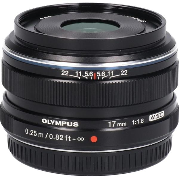 メーカ/ブランド：ＯＬＹＭＰＵＳ　商品名：ＭＺＤ１７ｍｍ　Ｆ１．８ＢＬＡＣＫ　通称：交換レンズ　商品ランク：中古品Ｃ